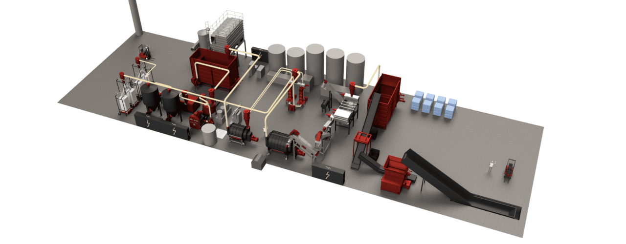 PolyAl separation - Repulping Technology